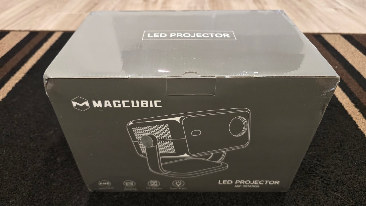 MagCubic L018 1080p Smart Projector unboxing and demo. Budget-friendly ...