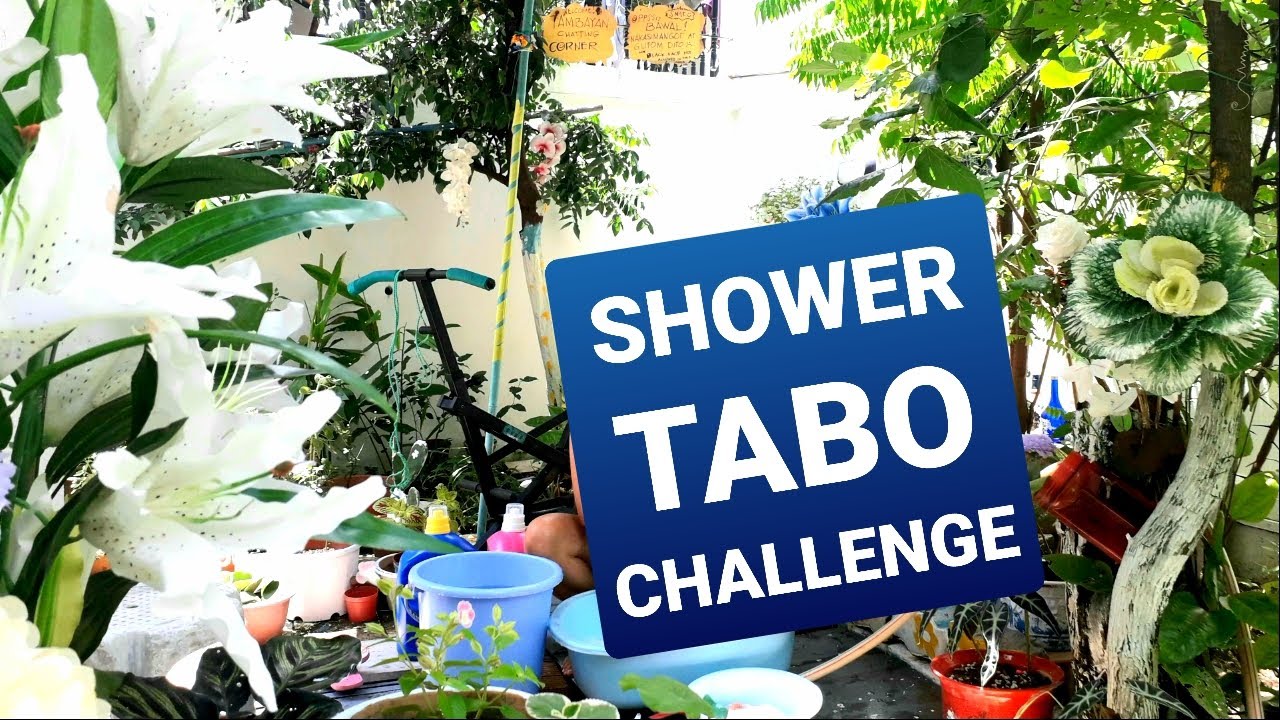 SHOWER TABO LIGO LABA CHALLENGE RAINWATER - YouTube