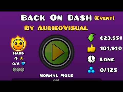 Back On Dash by AudieoVisual | Geometry Dash 2.2 Event - YouTube