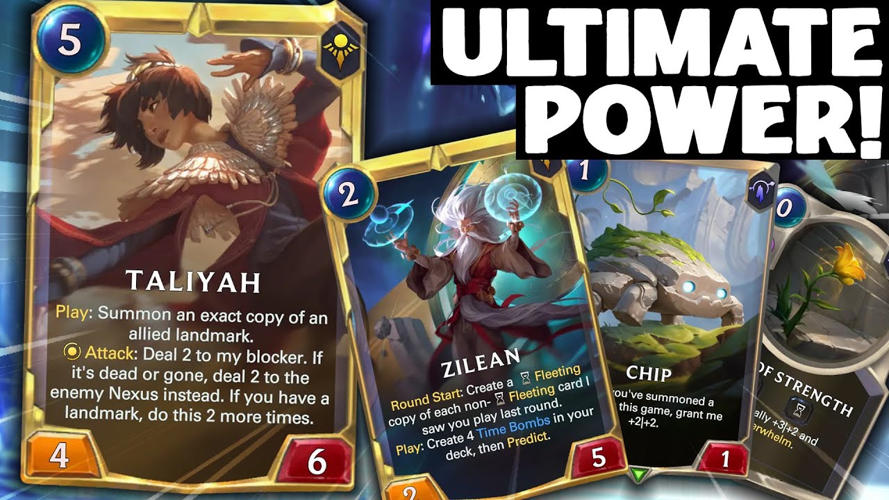 Combining The MOST Powerful Champions! | Zilean Taliyah | Legends of ...
