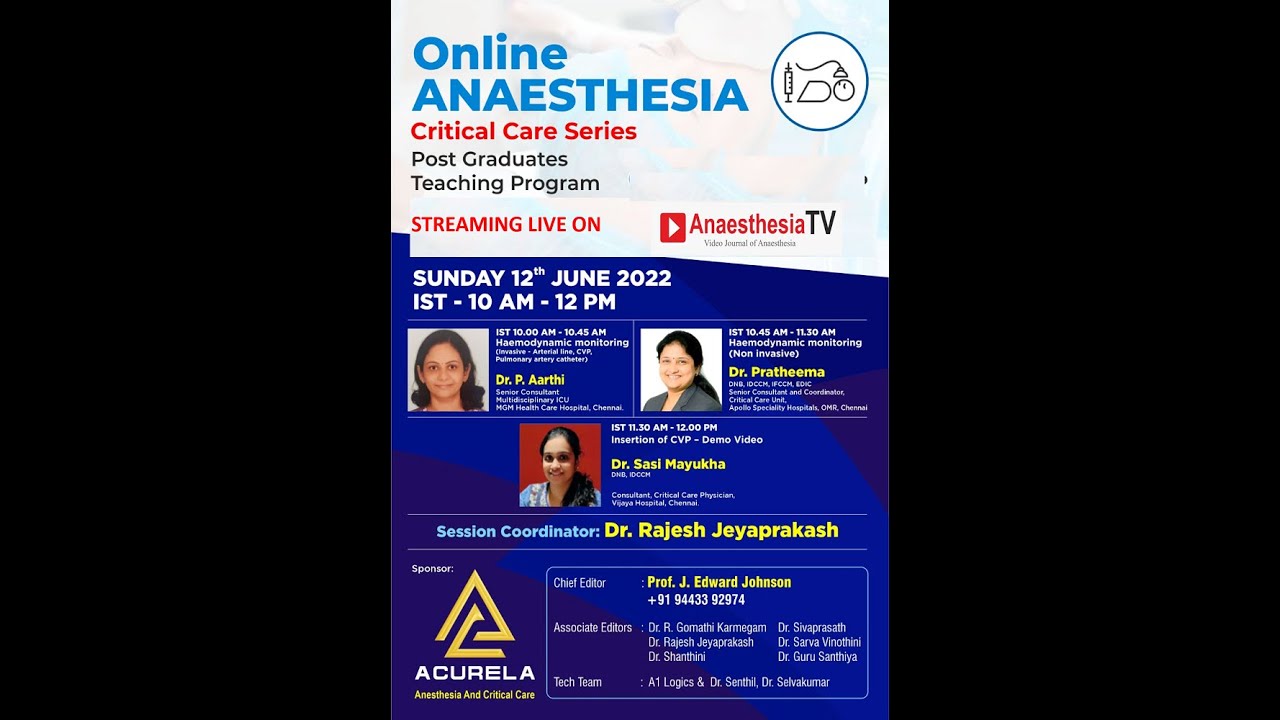 Haemodynamic Monitoring (Invasive and Non Invasive ) and Insertion of ...