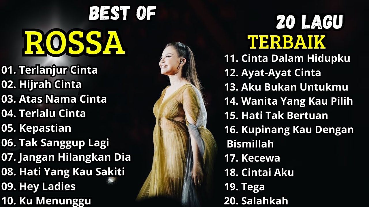 ROSSA FULL ALBUM PILIHAN TERBAIK - KUMPULAN LAGU ROSSA TERBAIK VIRAL ...