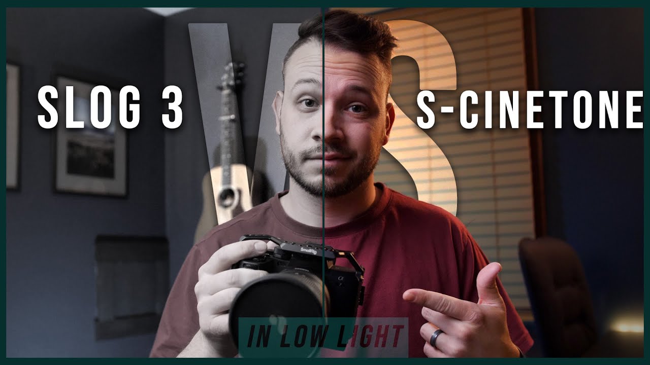 Is S-CINETONE really better than SLOG3 in LOW LIGHT? Sony a7IV - YouTube