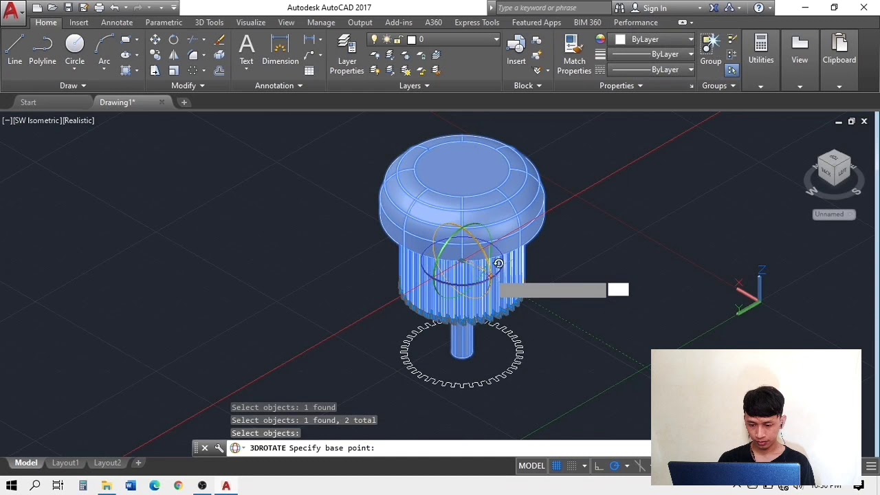 Tutorial membuat dinamo menggunakan AutoCad 2017 - YouTube