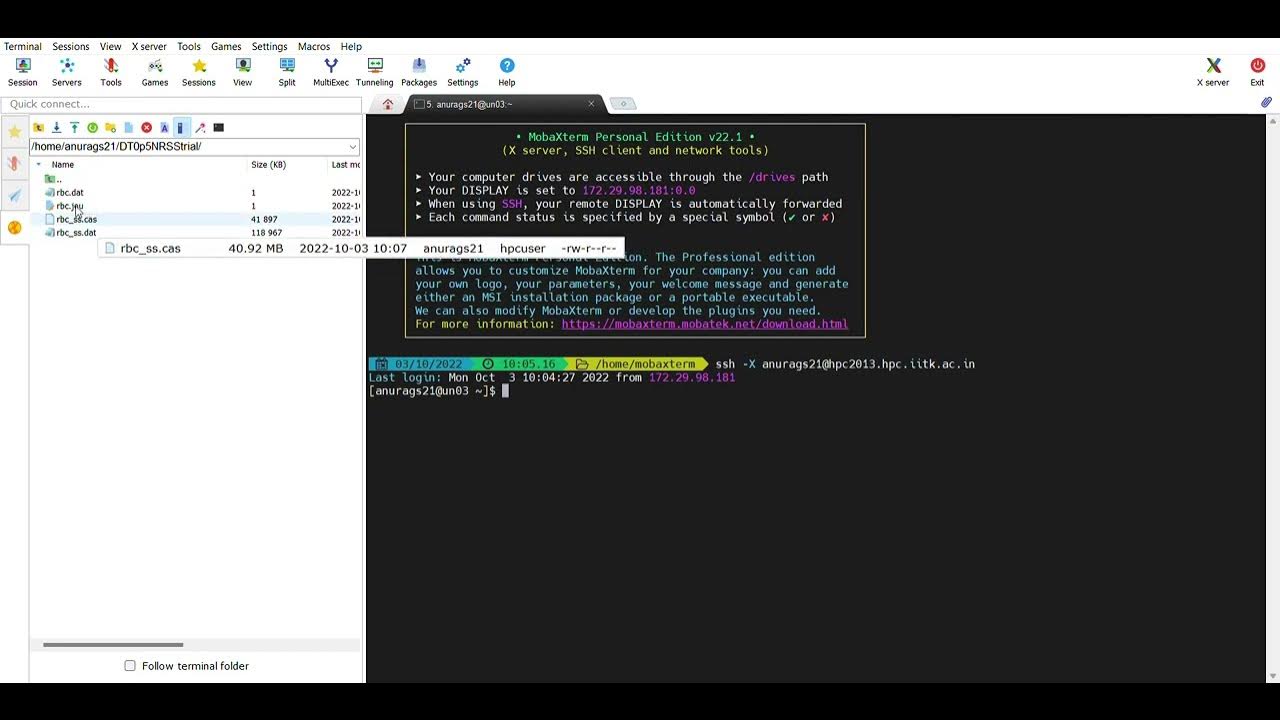 How to submit Ansys Fluent job on HPC (IIT Kanpur)? - Part1 - YouTube