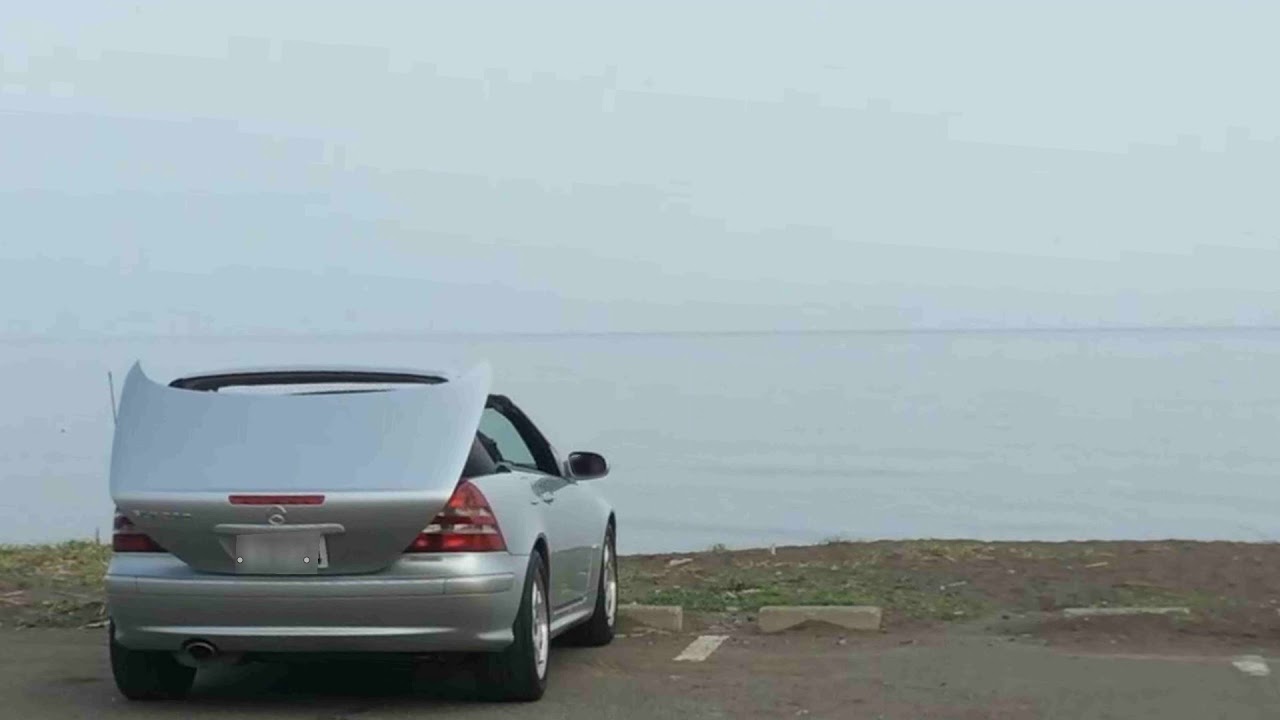SLK230(R170)roof Opens at the west coast of Japan. - YouTube