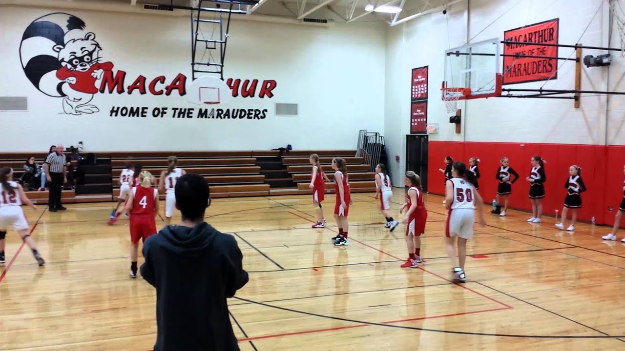 MacArthur girls basketball 2014 12 12 3rd qtr - YouTube