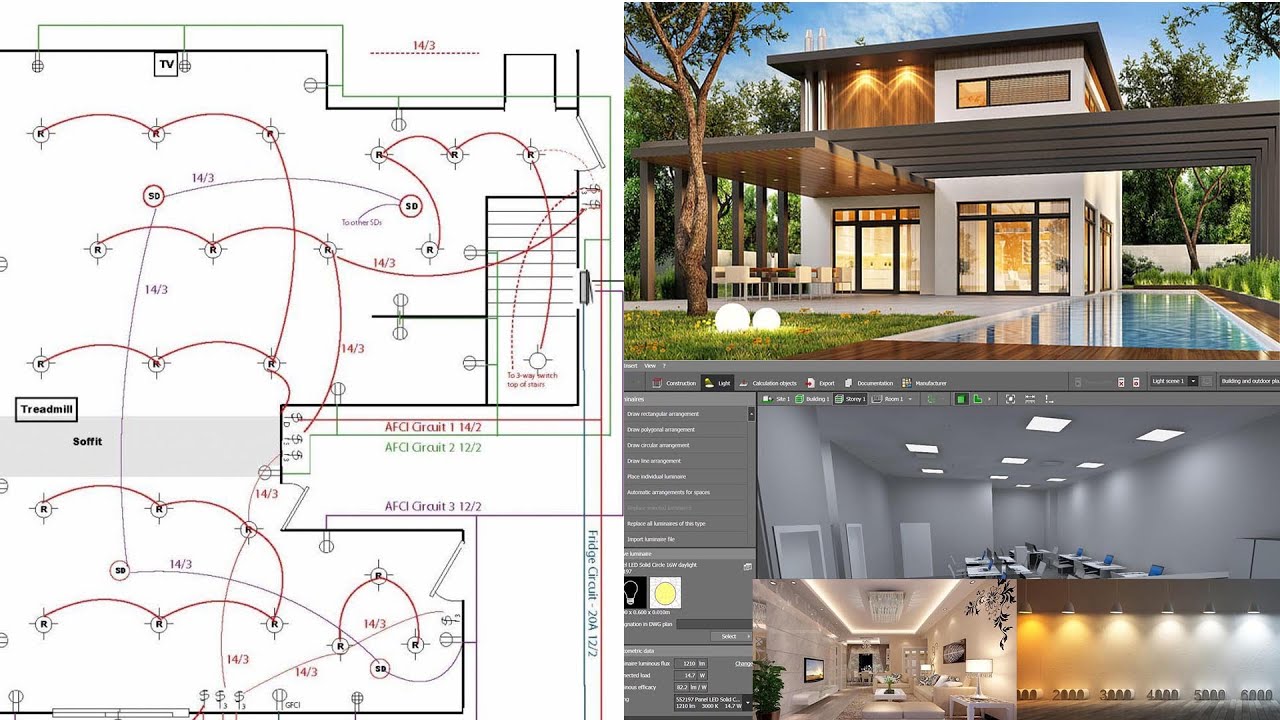 Electrical design Villa - YouTube