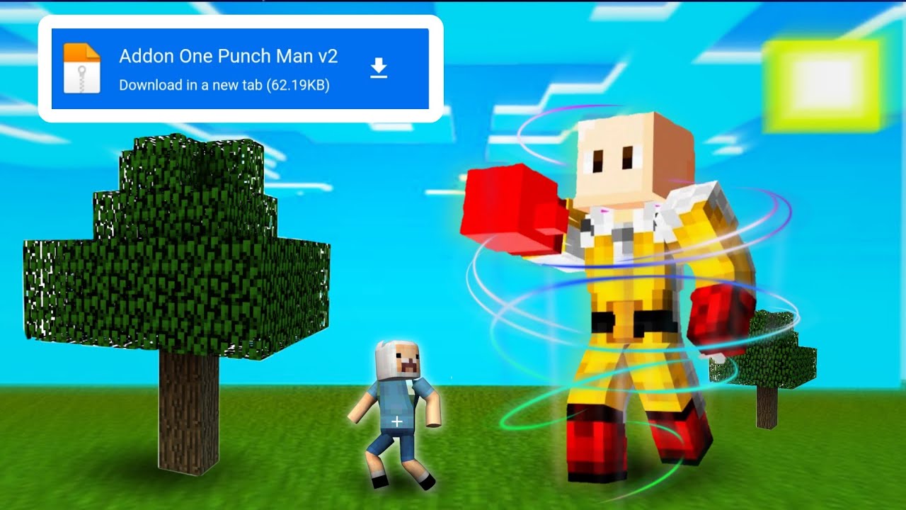 New One Punch Man v2 Mod/Addon For Minecraft PE🤩 | Minecraft One Punch ...