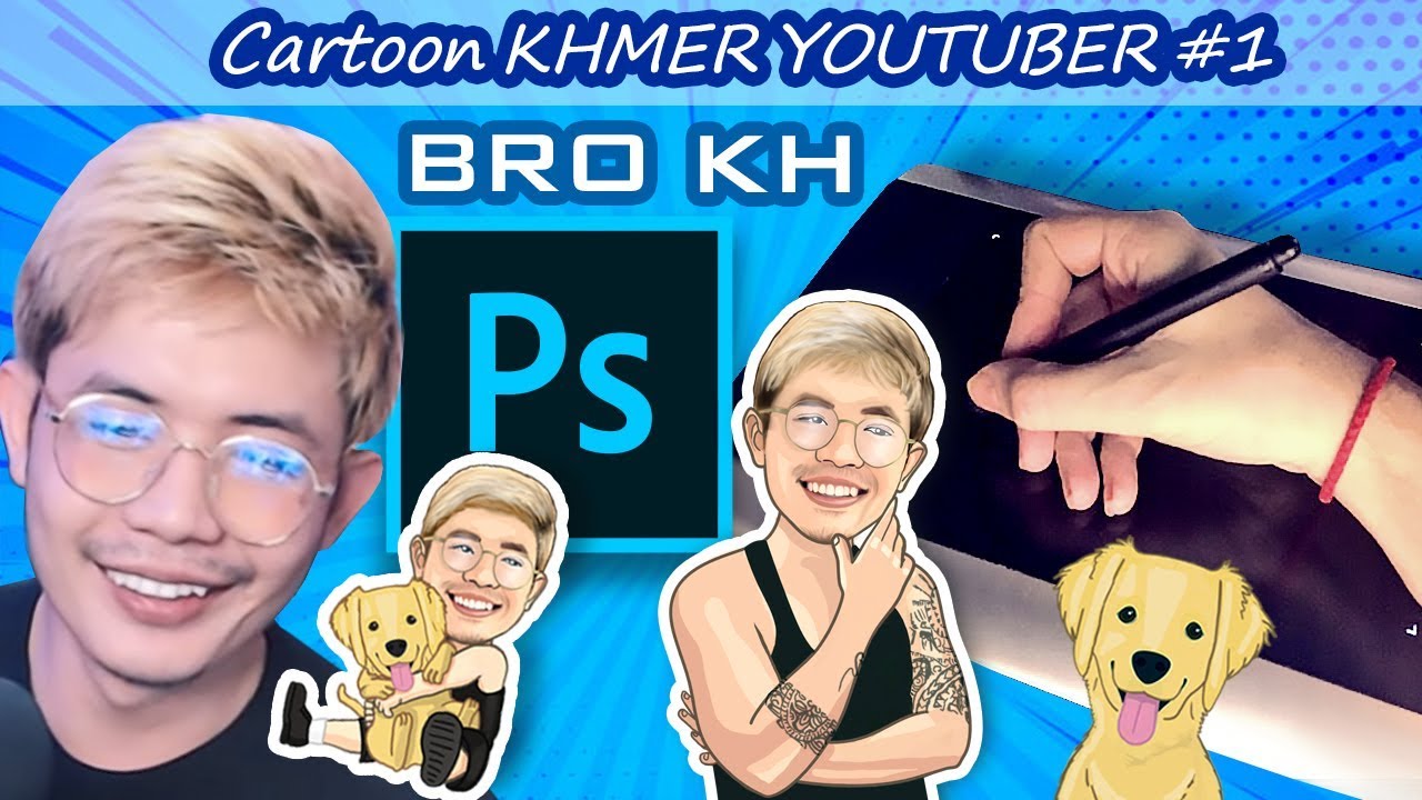 Cartoon Youtuber #1 BRO KH Free PSD ( in description) - YouTube