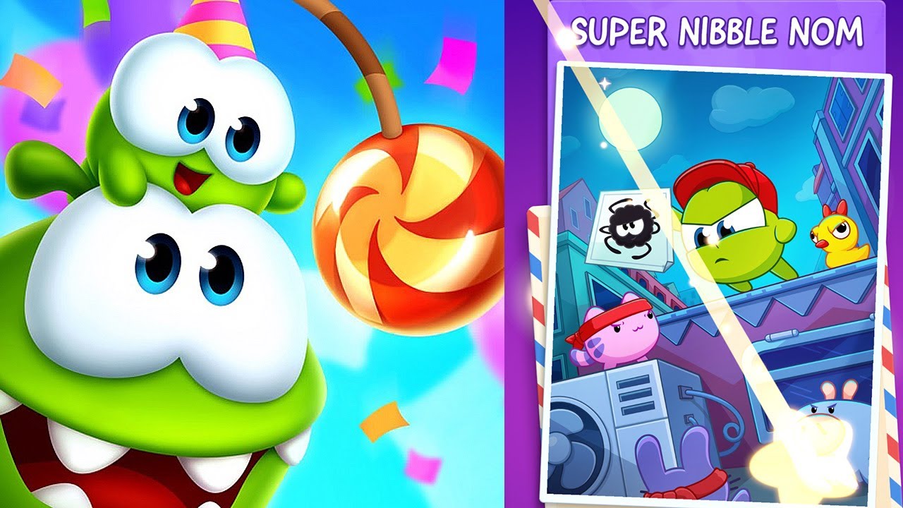 Cut the Rope Remastered - Bonus Chapter - 4 Super Nibble Nom Levels (1-9) 3 Stars Walkthrough ...