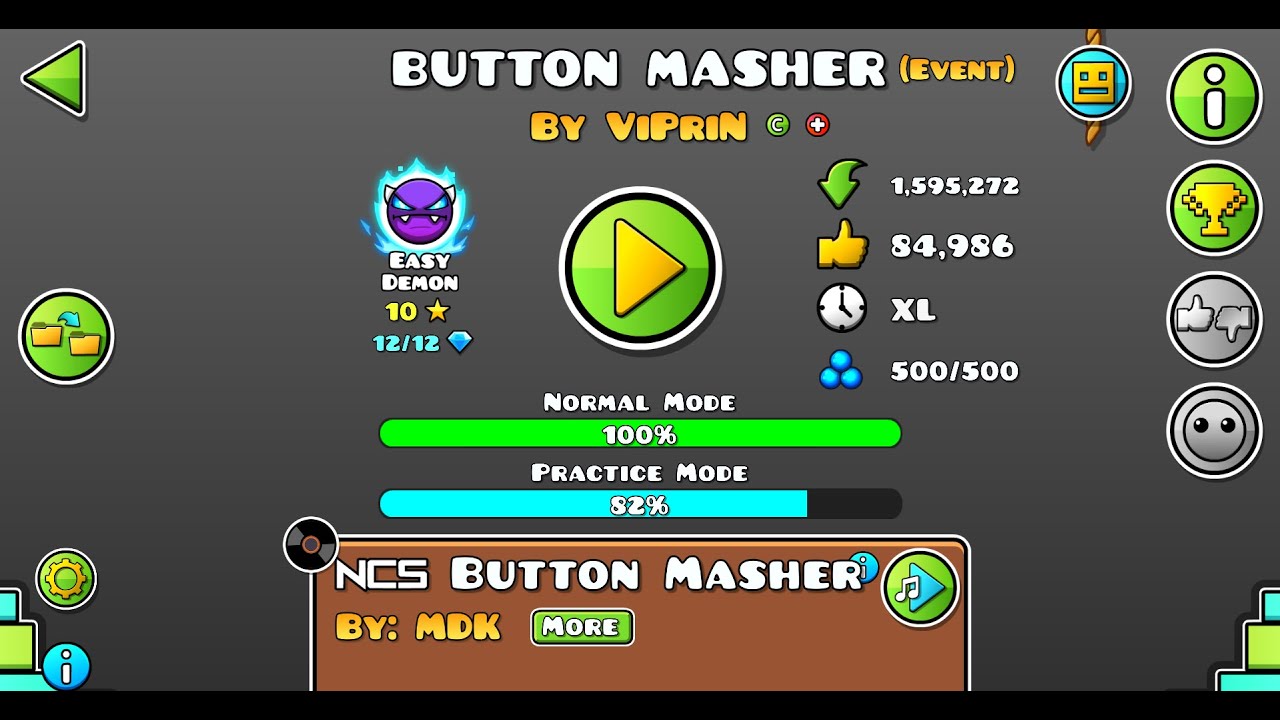 Button masher 100% (60 fps sorry) - YouTube