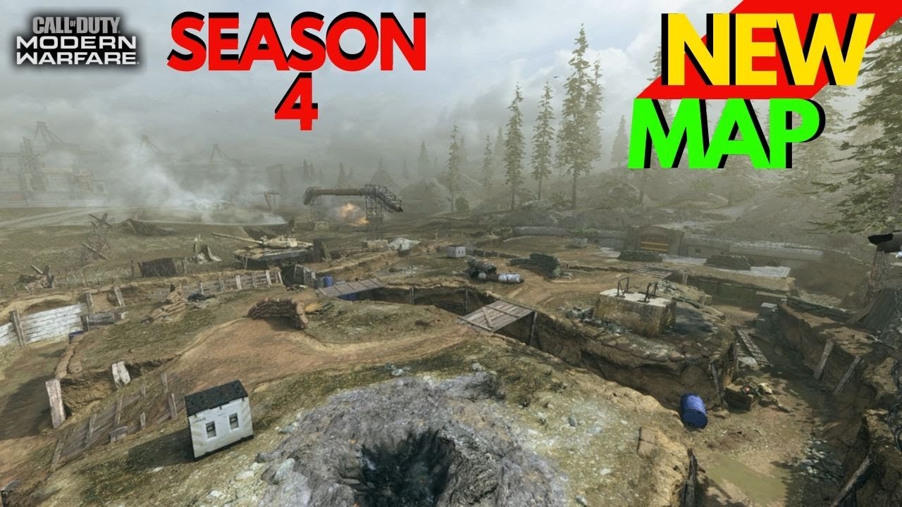 Trench New Map CoD Team Death Match TDM | Call of Duty MW - Season 4 ...
