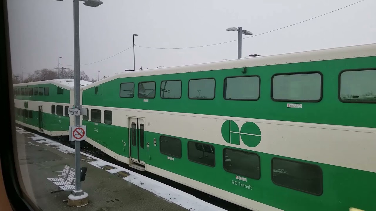 GO Transit: Kitchener Line timelapse (Union to Kitchener Go) - YouTube