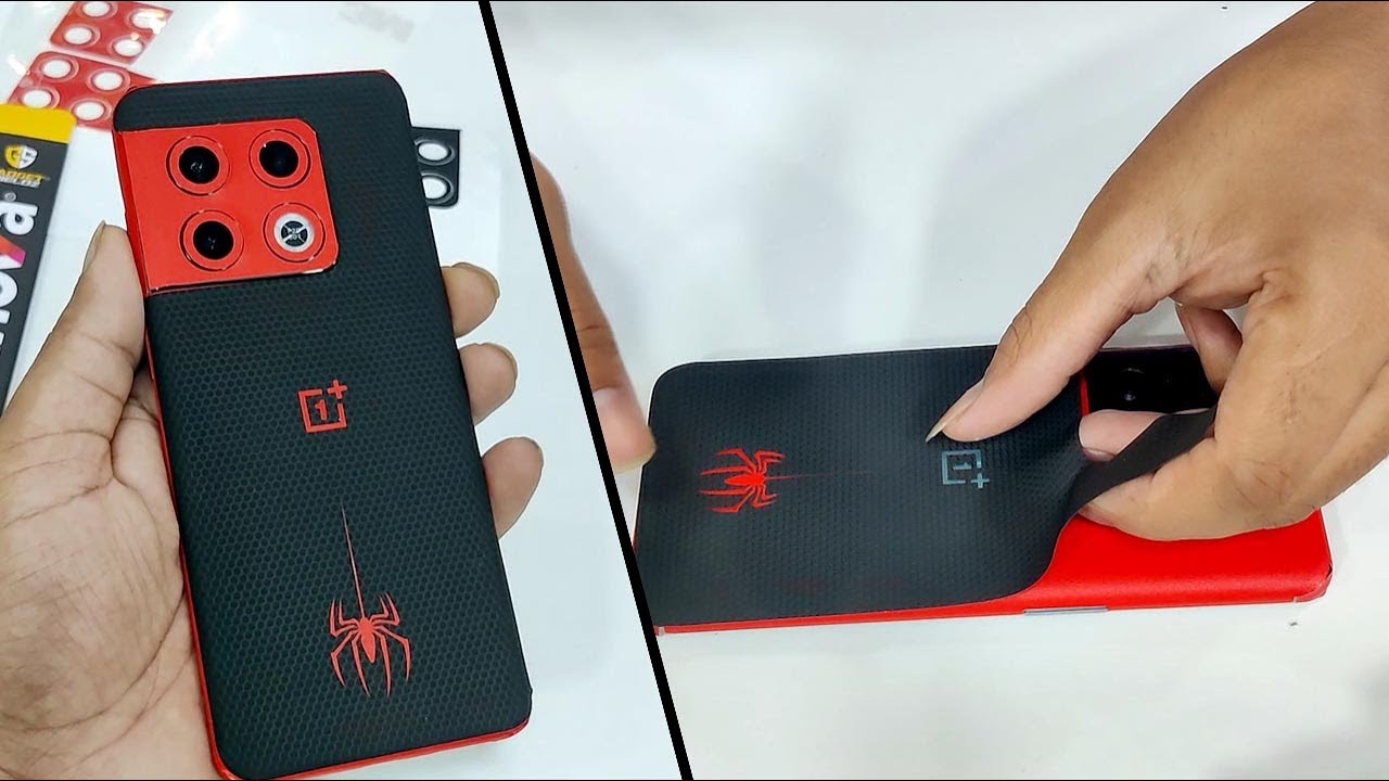 OnePlus 10t / 10 Pro Skin | Apply Back Glass Skin | Gadgetshieldz - YouTube