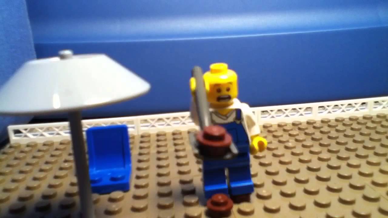 Lego Man vs. Dog - YouTube