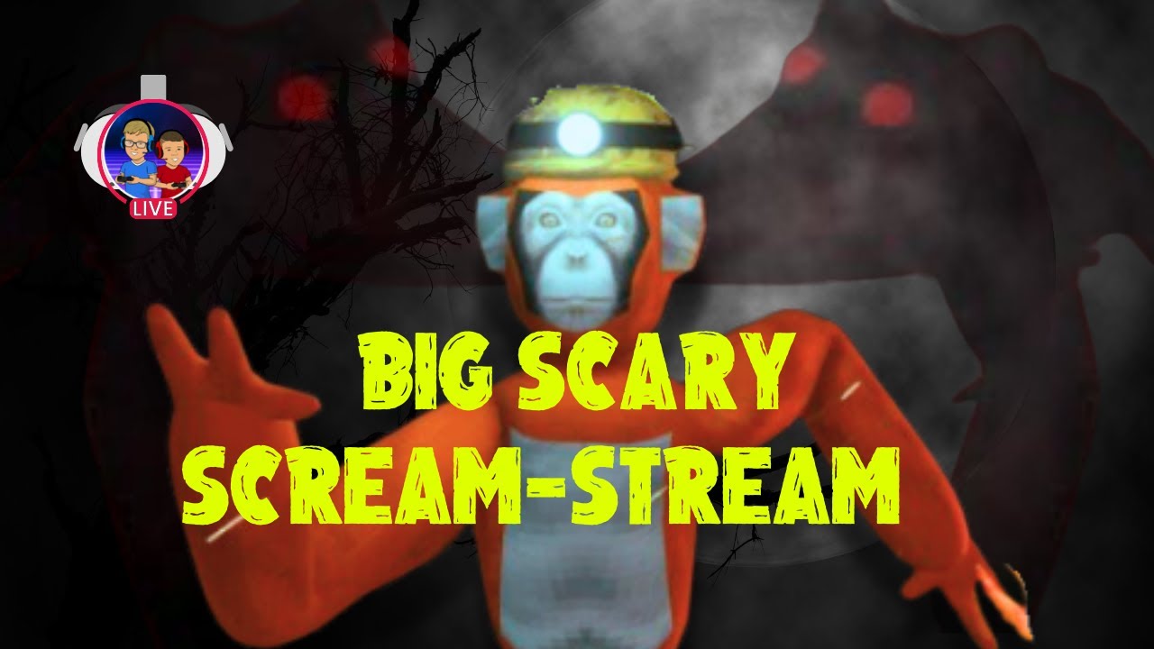 Big Scary Scream-Stream: Gorilla Tag Horror LIVE! 👻🦍 - YouTube