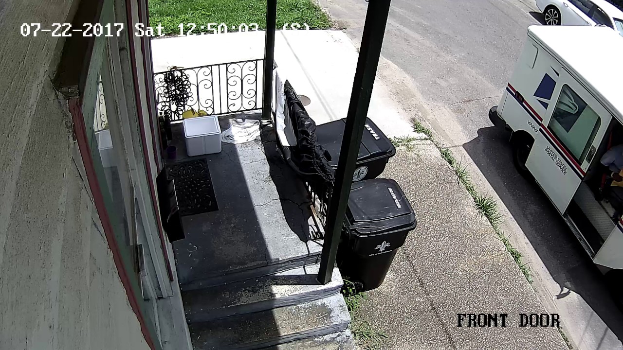 How the USPS handles our packages - EZVIZ 1080p Security Camera System ...