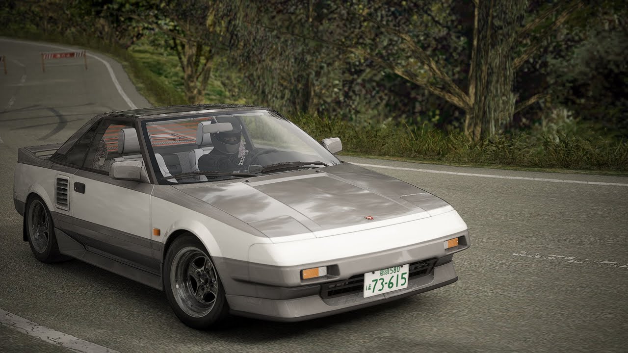 Touge with Toyota MR2 AW11 - YouTube