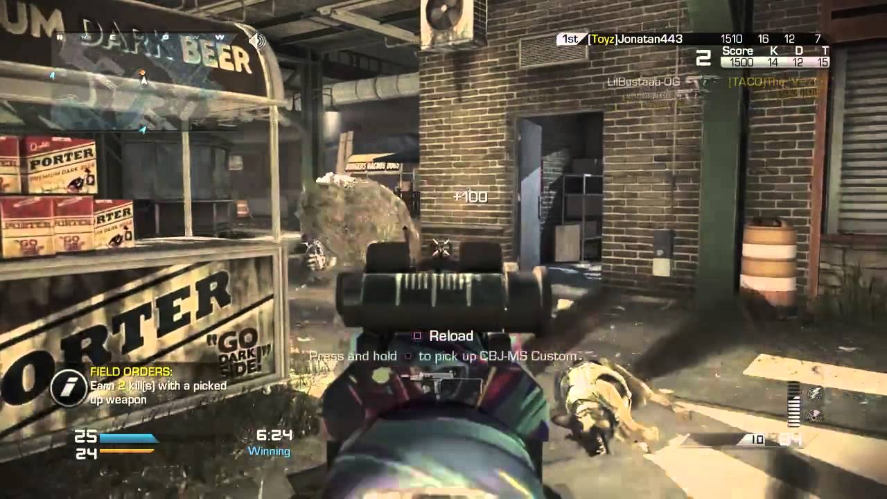 Call of Duty Ghosts 41 Tag Kill Confirmed Gameplay - YouTube