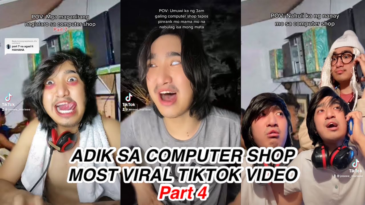 Adik sa Computer Shop Most Viral Tiktok Video Part 4 - YouTube