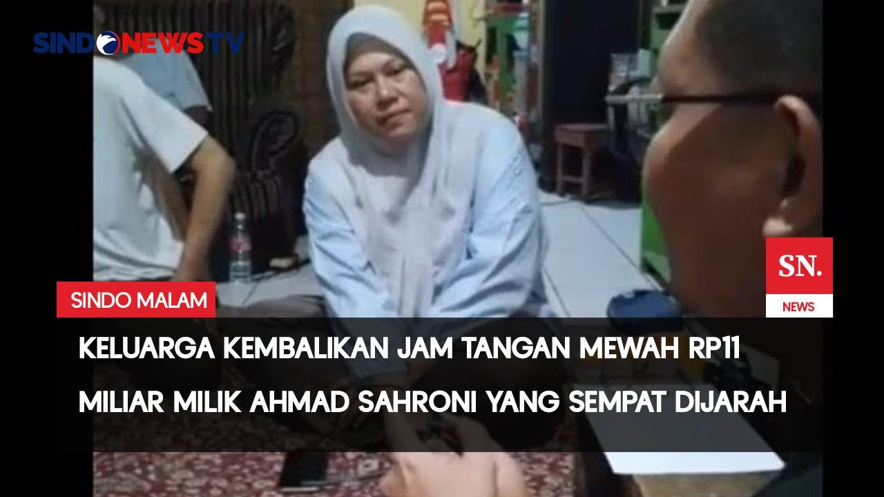 Jam Rp11 Miliar Milik Ahmad Sahroni yang Dijarah Dikembalikan | Sindo ...