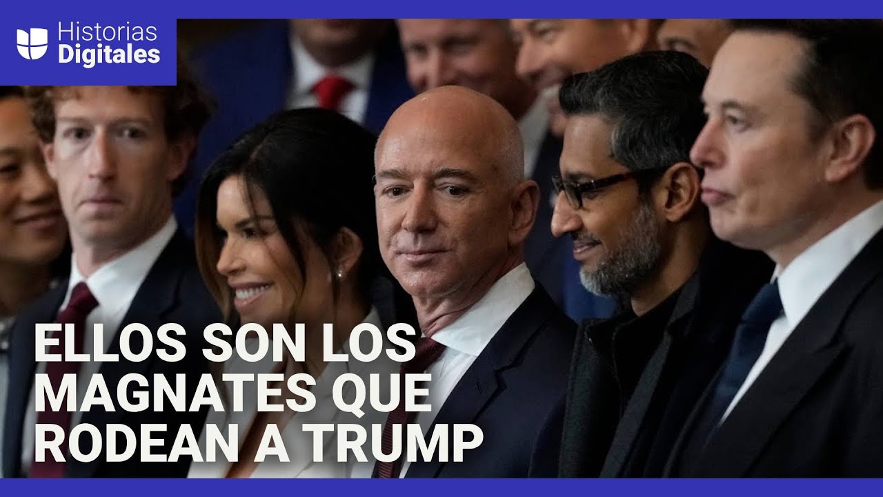 ¿Quiénes son los magnates que rodearon a Trump en su toma de posesión ...