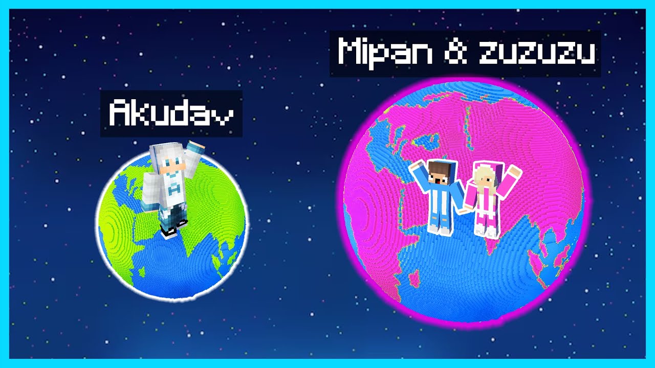 MIPAN & ZUZUZU BUAT BULAN BESAR VS BULAN KECIL AKUDAV DI LUAR ANGKASA ...