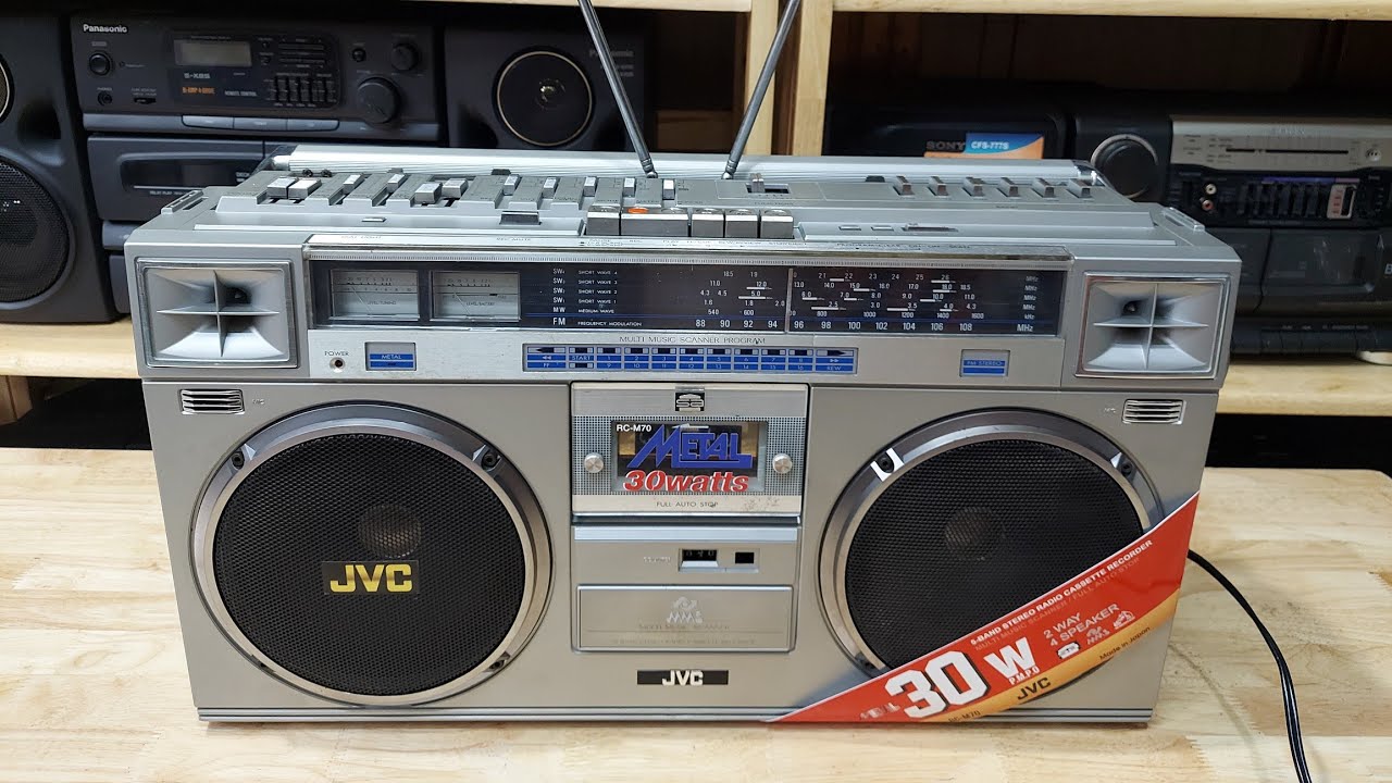 Đài Cassette JVC -M70 - LH 0938.303.454 - YouTube