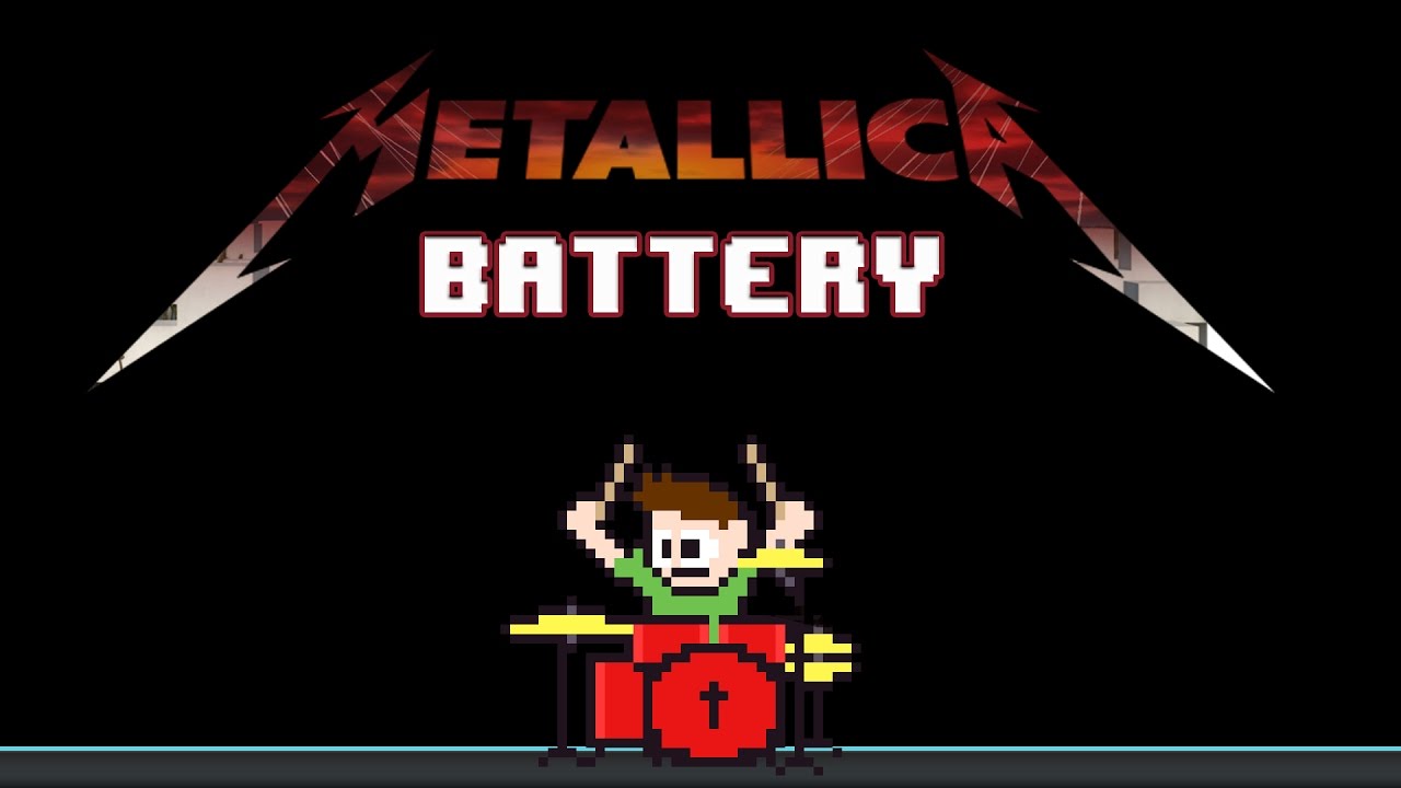 Metallica - Battery (Drum Cover) -- The8BitDrummer - YouTube