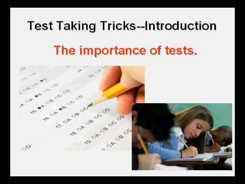 Test Taking Tricks 1 Introduction and Substitution - YouTube