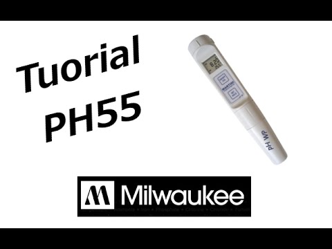 Tutorial PH55 Medidor de PH y Temperatura Milwaukee Martini - YouTube