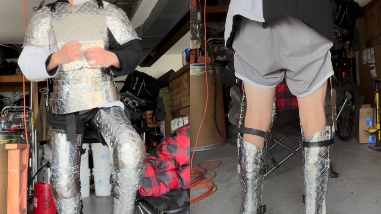 Kastenbrust knight Armor part 2! The legs - YouTube