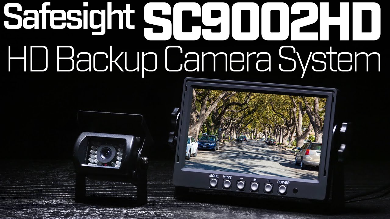 Safesight SC9002HD HD Backup Camera System - RVs, Trucks & Vans - YouTube