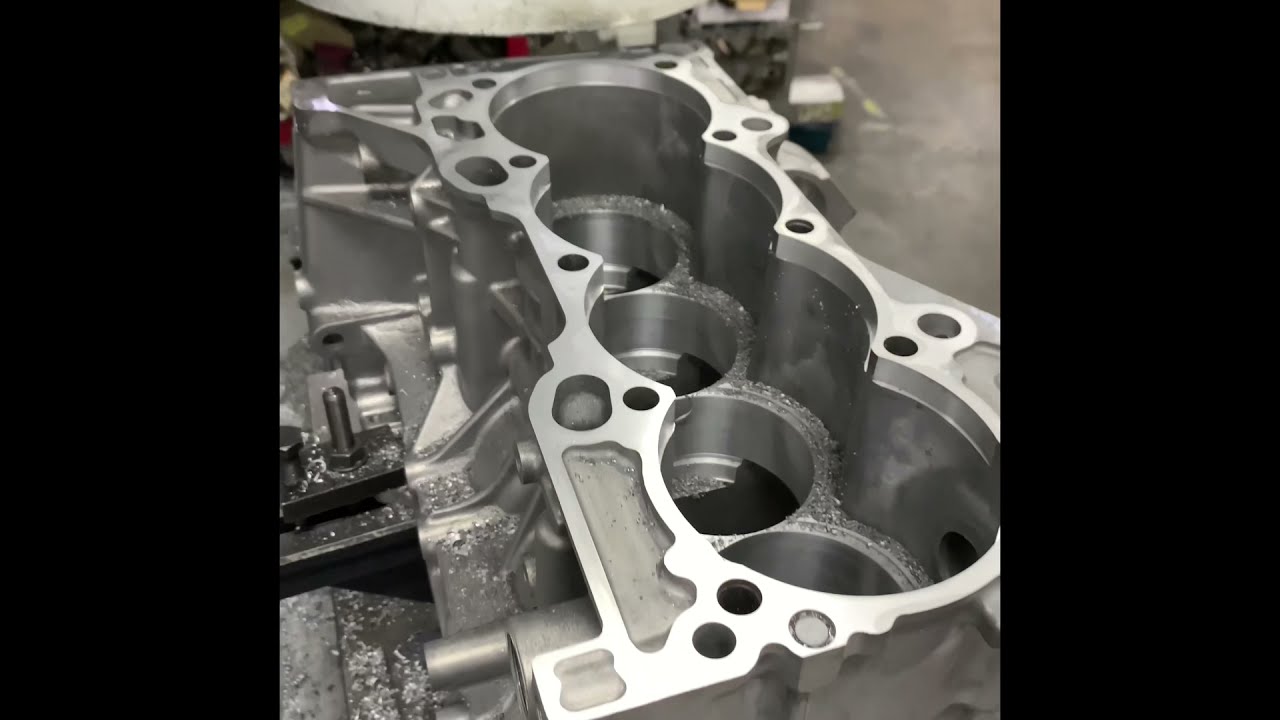 K20 Engine block Open heart block #shorts#machineshop #engine # ...