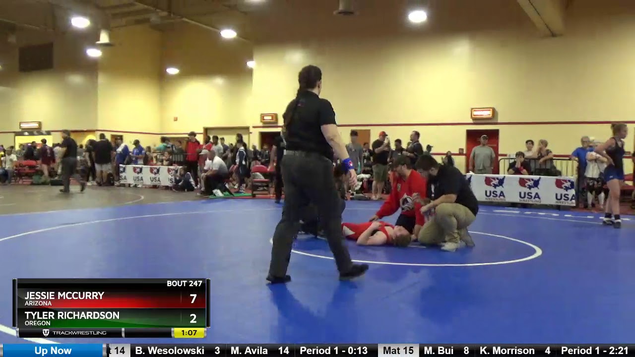 WOMEN (HS) 144 Jessie McCurry Arizona Vs Tyler Richardson Oregon - YouTube