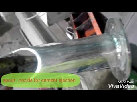 Nozzle spout in packer of cement industry video - YouTube