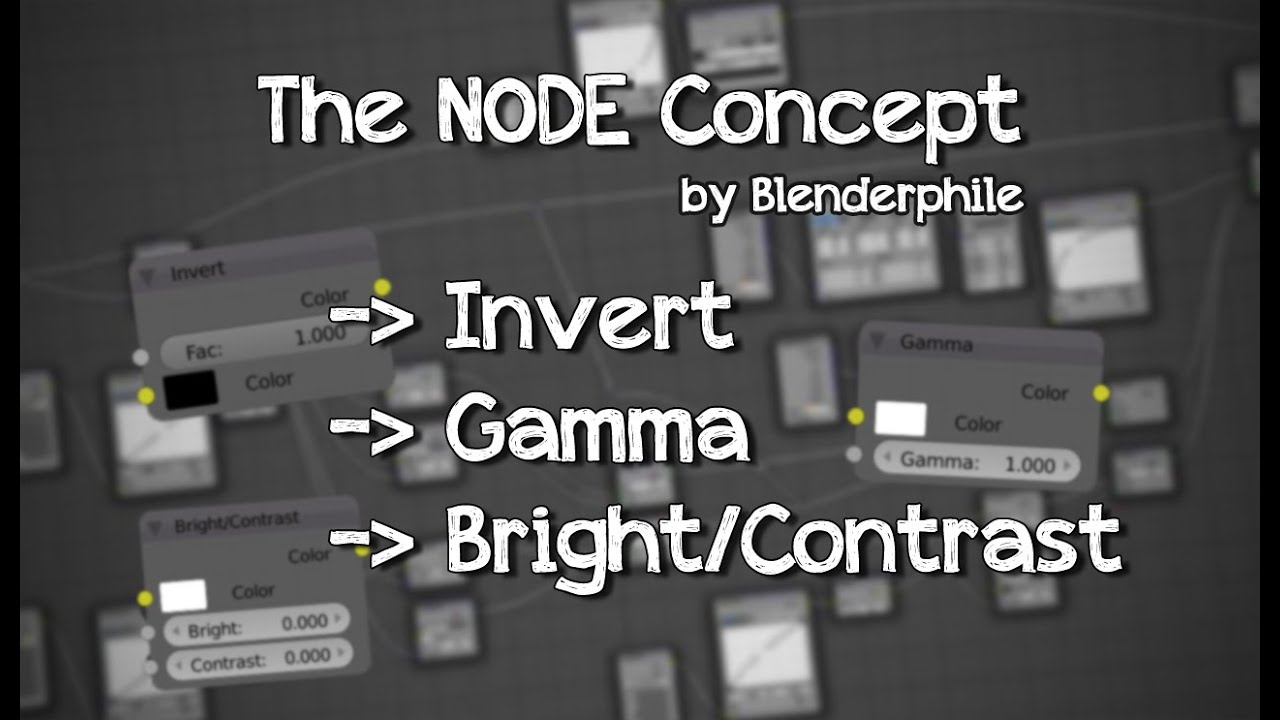 The Node Concept #24 - More color nodes - YouTube