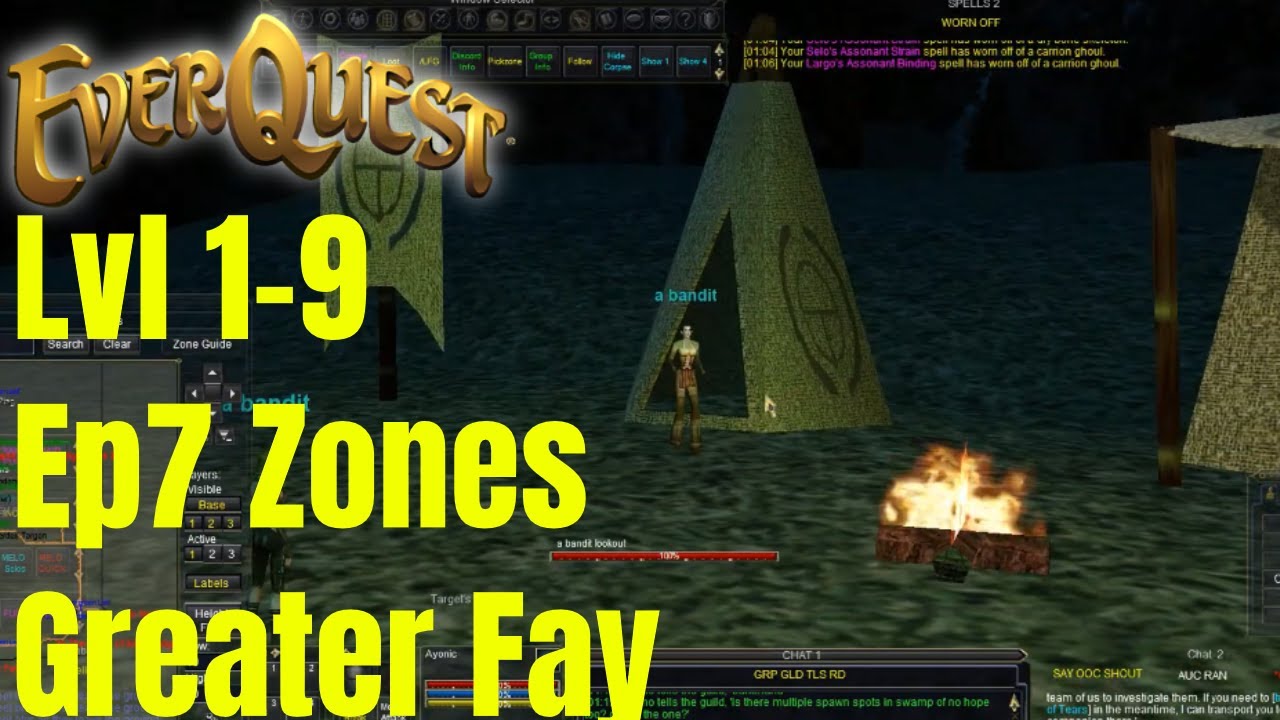 Ep7 Greater Faydark Info (Lvl 1-9) Everquest TLP - YouTube