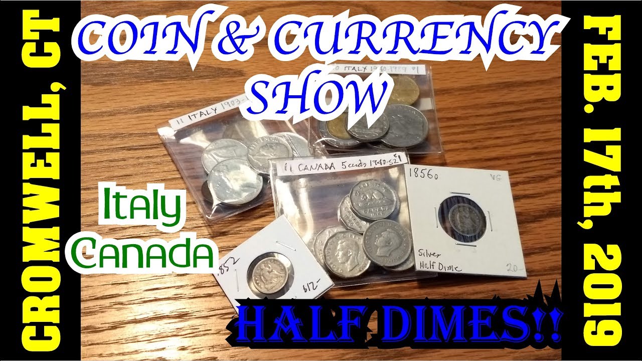 Cromwell Connecticut Marriott Coin & Currency Show 02-17-2019 - YouTube