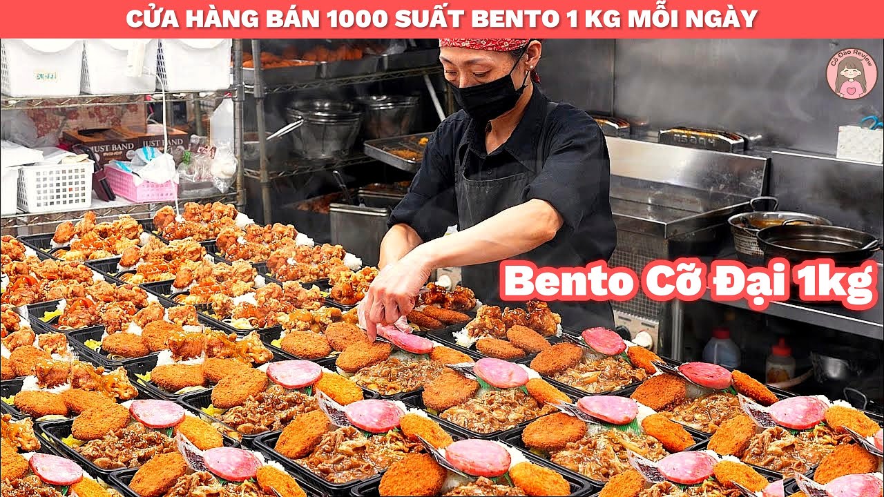 Cửa Hàng Bán 1000 Suất Bento 1kg Mỗi Ngày || Review Giải Trí Đời Sống ...