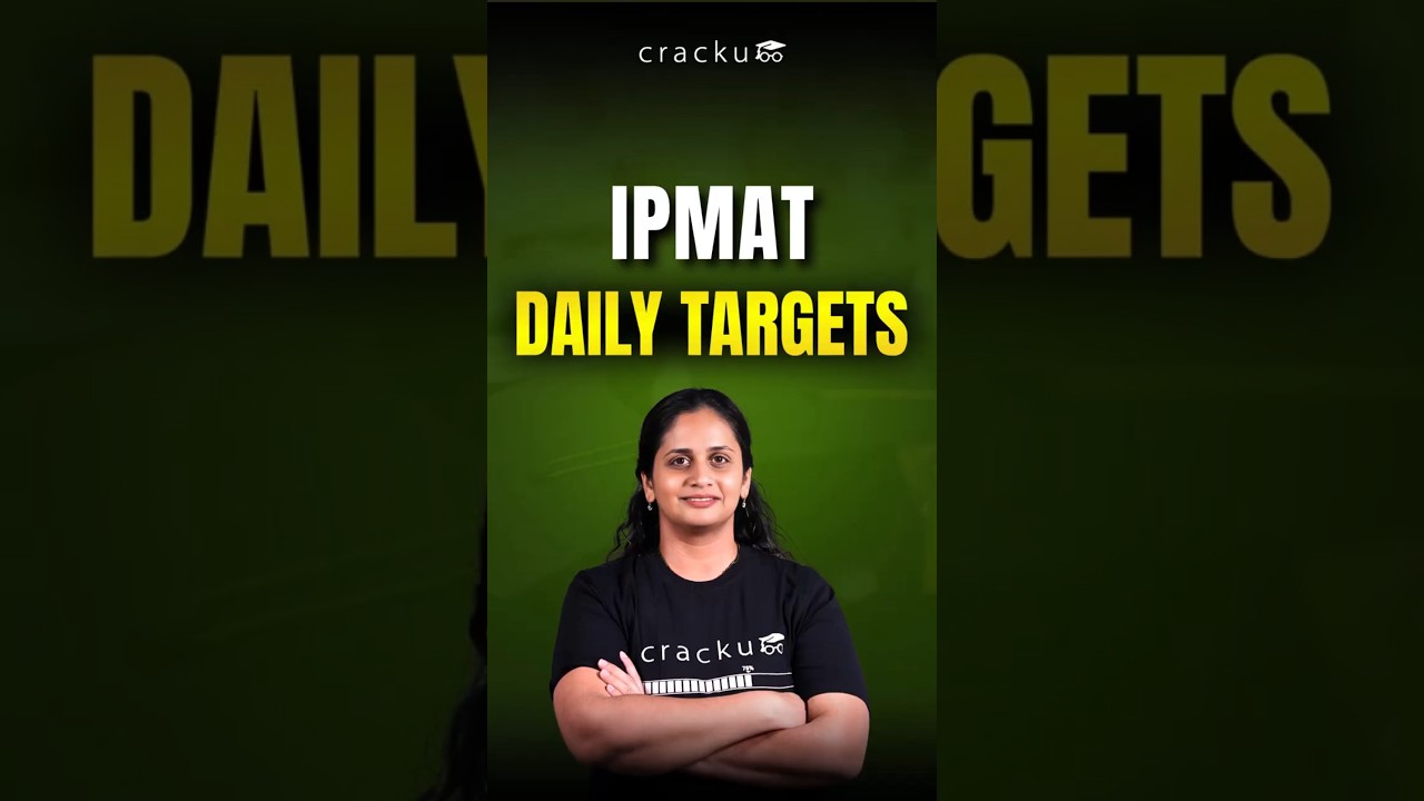 Free IPMAT 2026 Daily Targets, Practice Questions for IPMAT