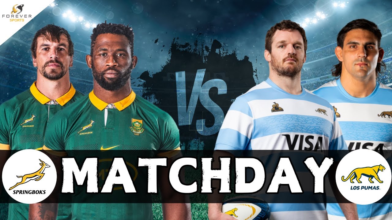 SPRINGBOKS VS ARGENTINA BUILD-UP | South Africa vs Argentina Matchday ...