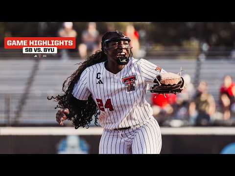 Texas Tech Softball vs. BYU: Game 1 Highlights | 2026