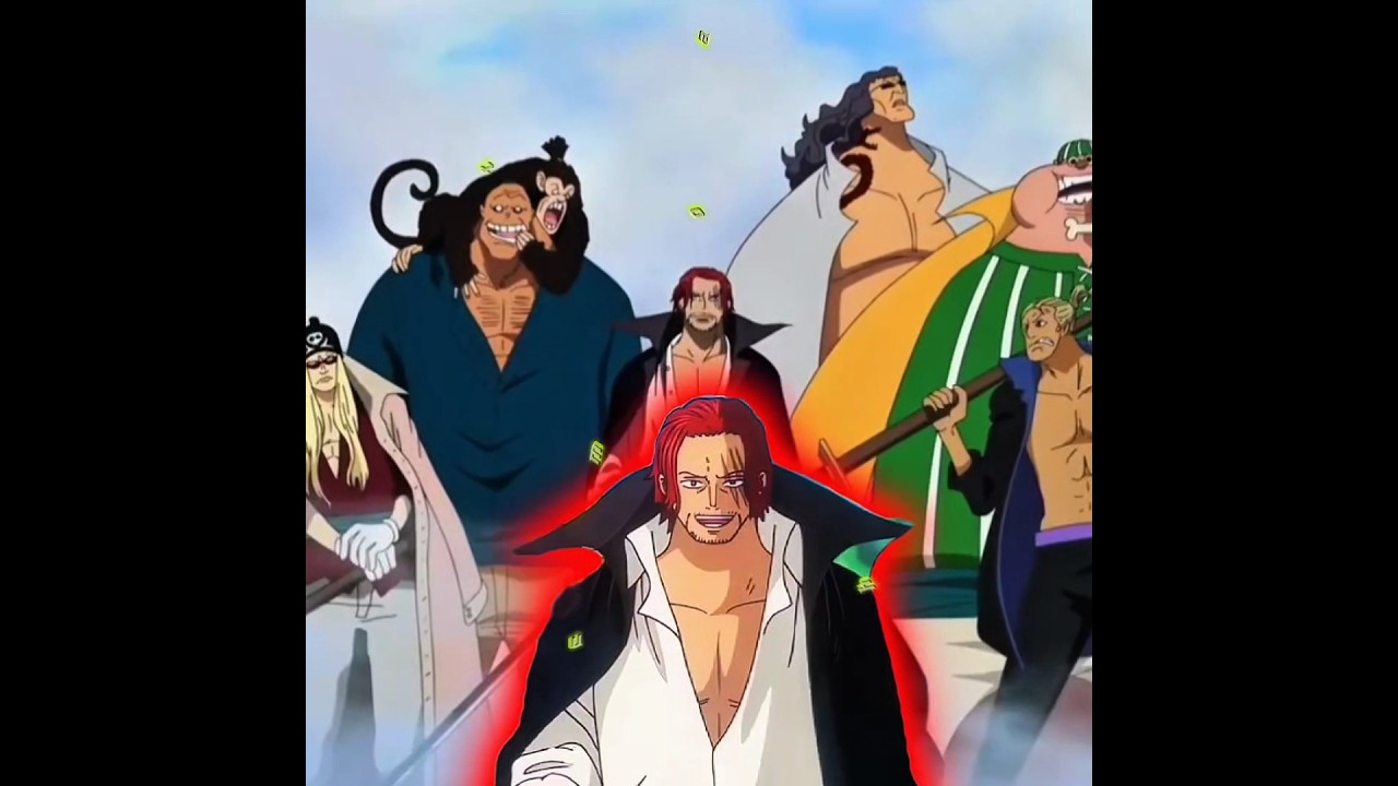 Red Hair Crew Showed Up ☠️ [ Red Hair Shanks ] Fine then come #shanks # ...