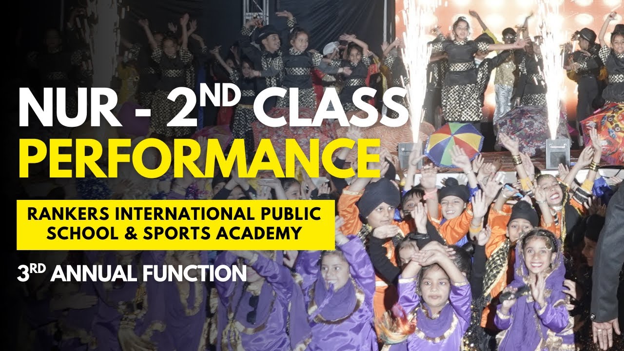 Kindergarten Performance | Rankers International Public School Kot ...