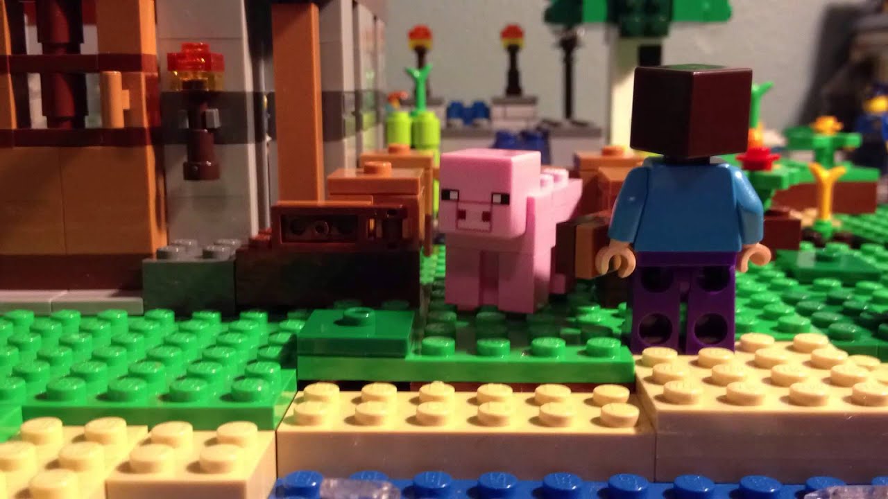 Lego Minecraft Stop Motion - YouTube