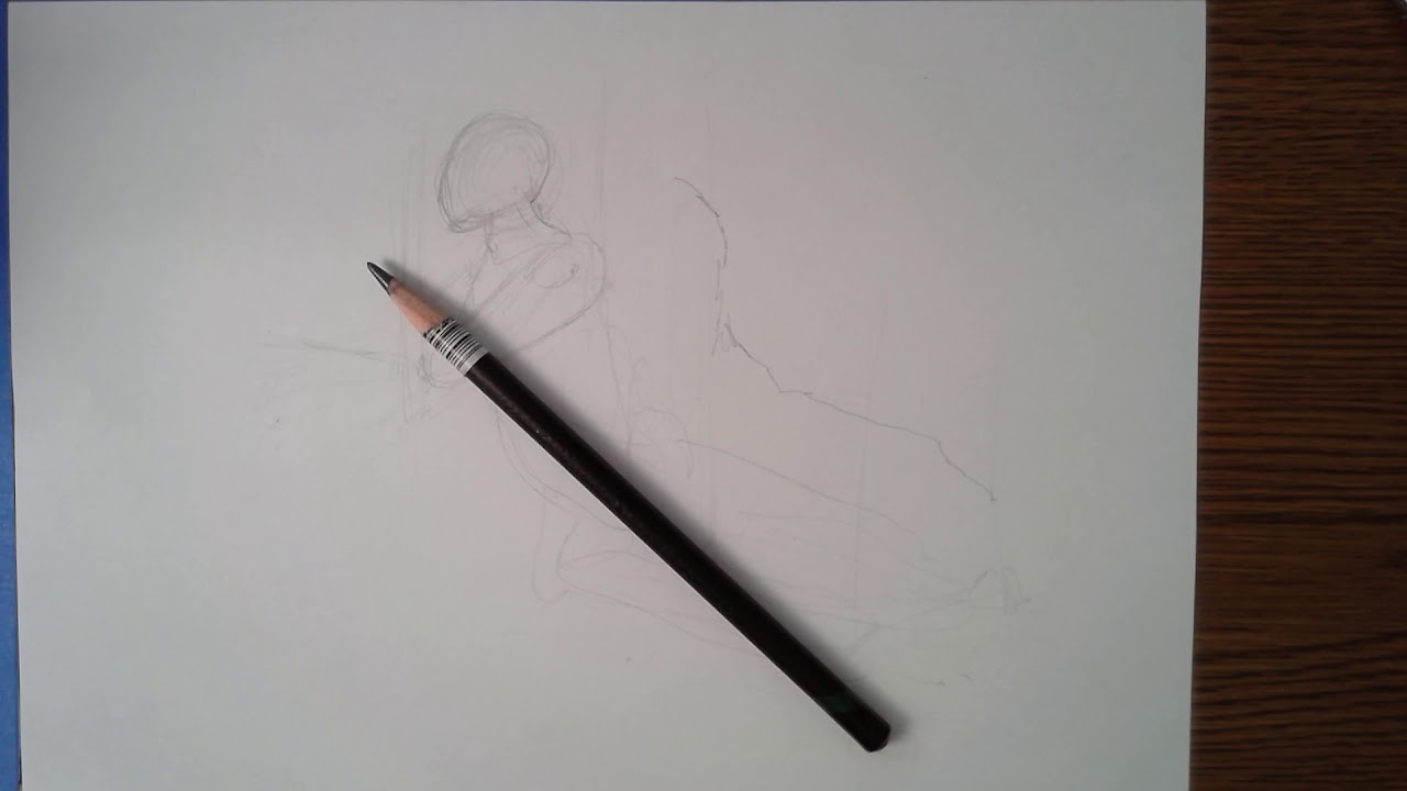 Part 1 Gesture Line w/Basic Shapes - YouTube