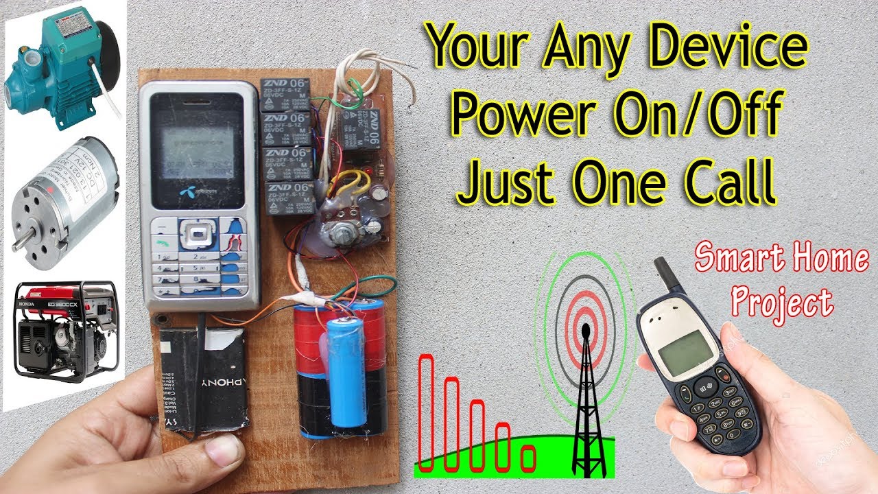 Smart Switch System || How to make Mobile Network Switch || Using Old ...
