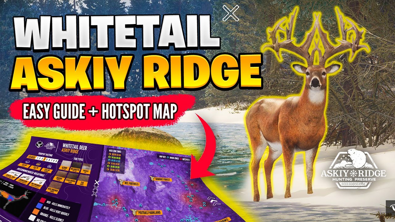 COTW Askiy Ridge Whitetail Grind Guide (Hotspots + Great One Tips) - YouTube